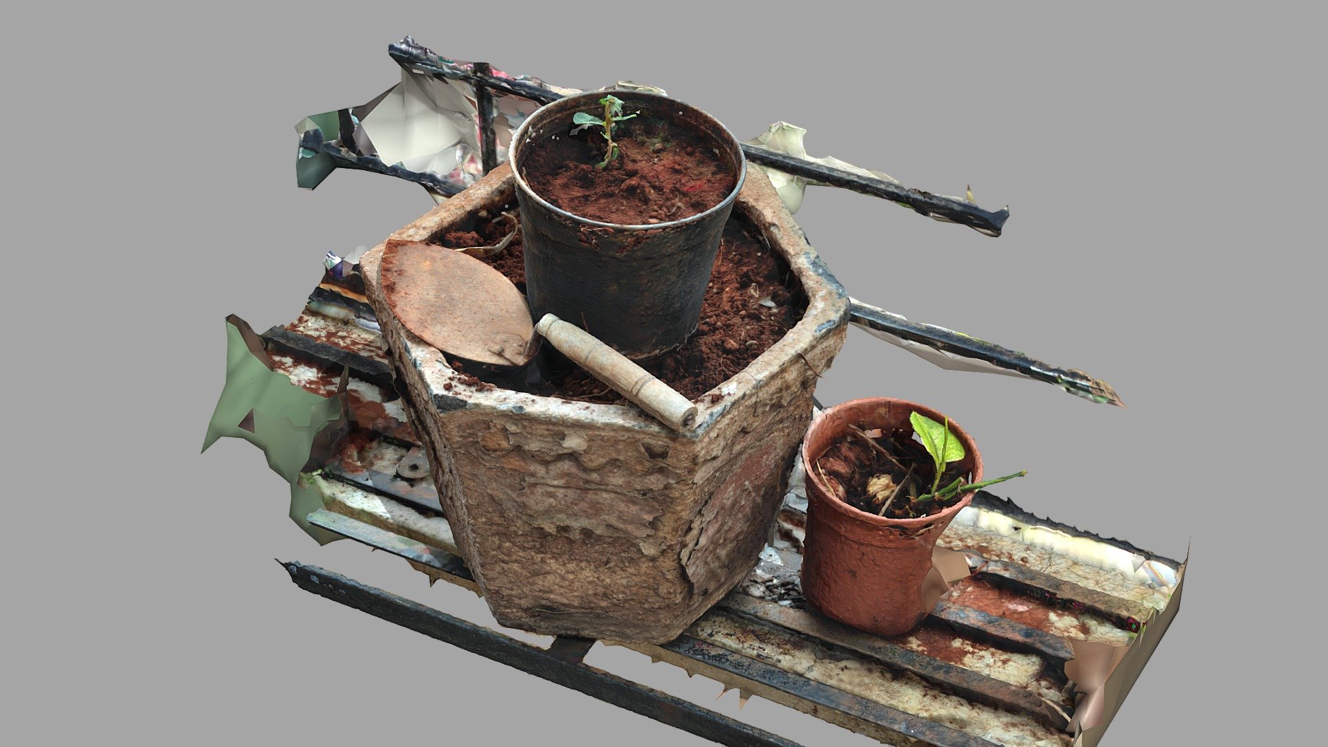 Plant Pots Photoscan (Experimental) - 3D model by HotFrost (Atharva ...