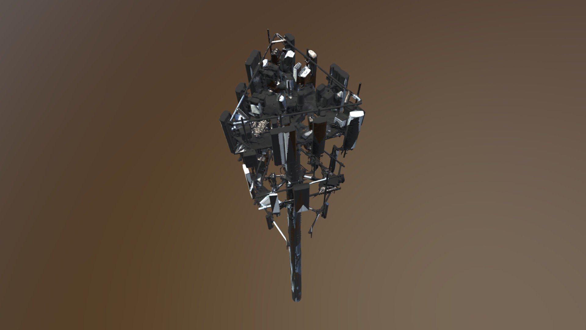 Cell Tower 3D Model - 3D model by DroneViewInsights [2301781] - Sketchfab