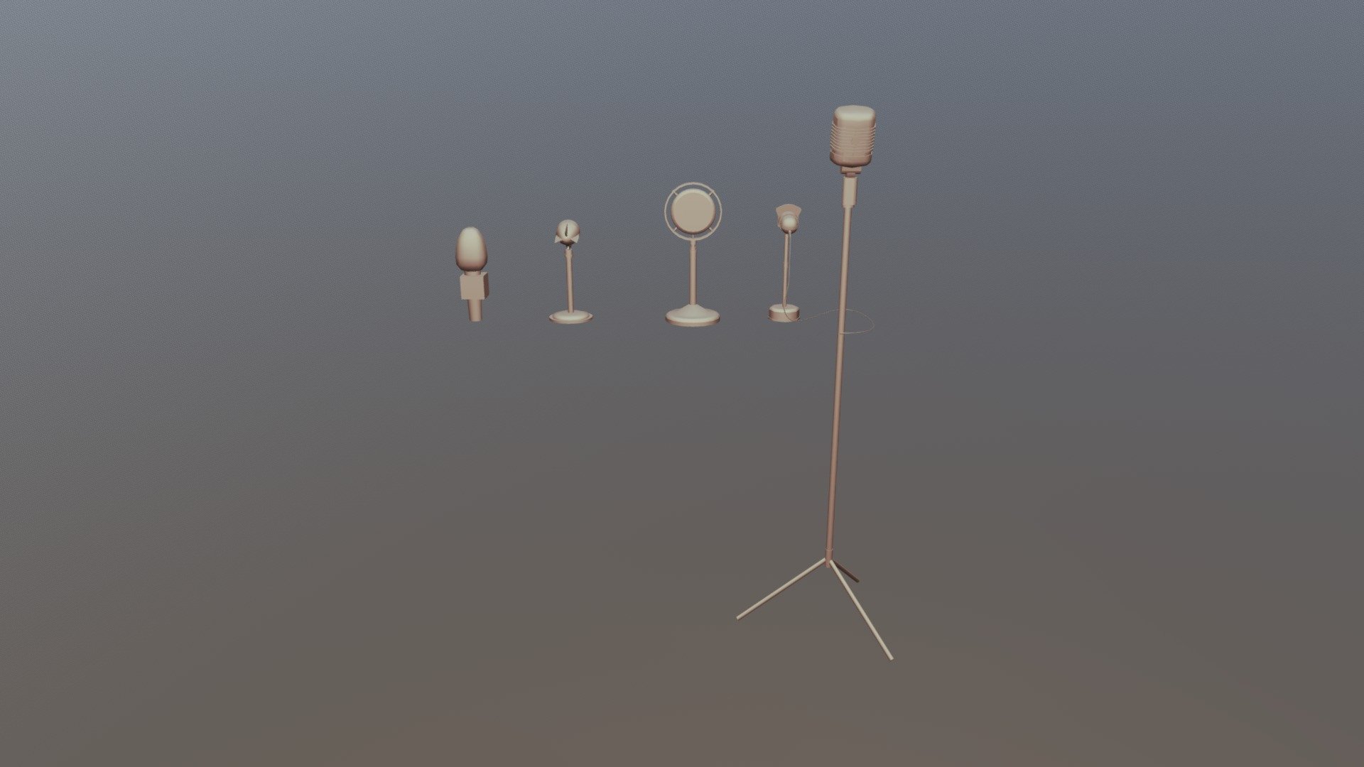 Microphones - 3D model by Paliku [2301924] - Sketchfab