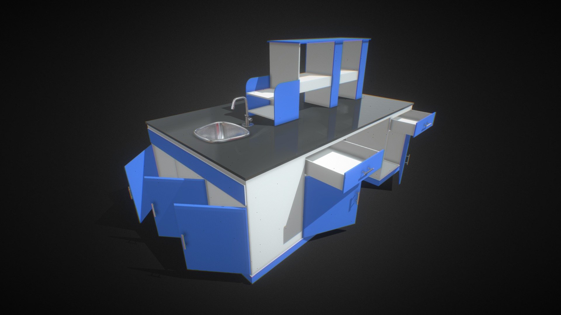 Laboratory Table - 3D model by Faith14789 [2301b55] - Sketchfab