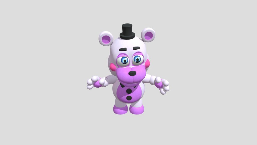 FNAF - A 3D model collection by VannyGameing (@FNAFGlamrockBonnie ...
