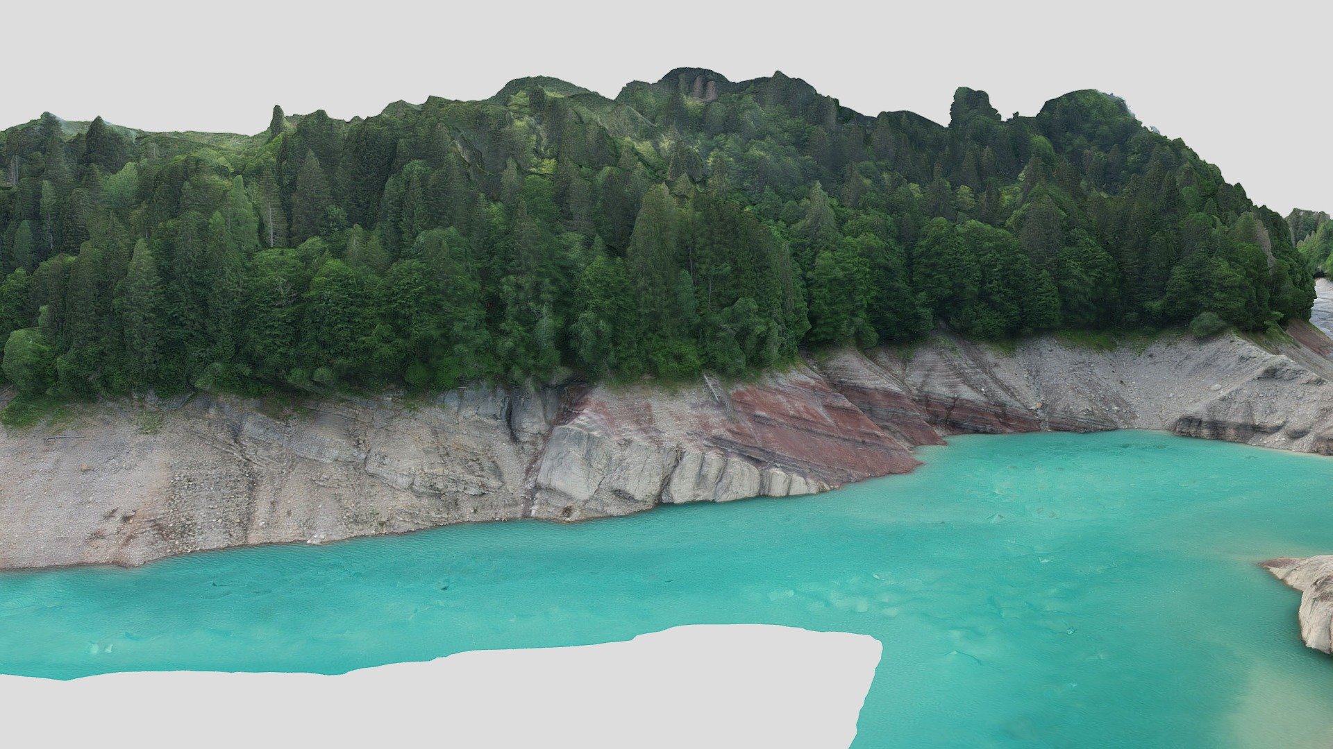 Poch stream, Sauris lake, Carnia. - 3D model by Amerigo Corradetti ...