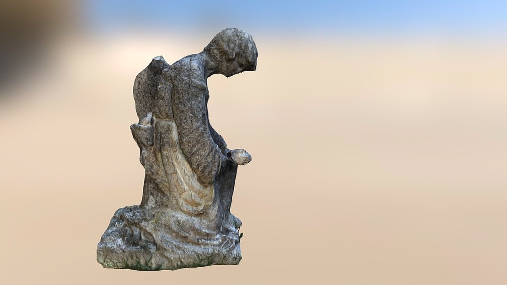 cemetery statue - 3D model by interactivestone [23062ea] - Sketchfab