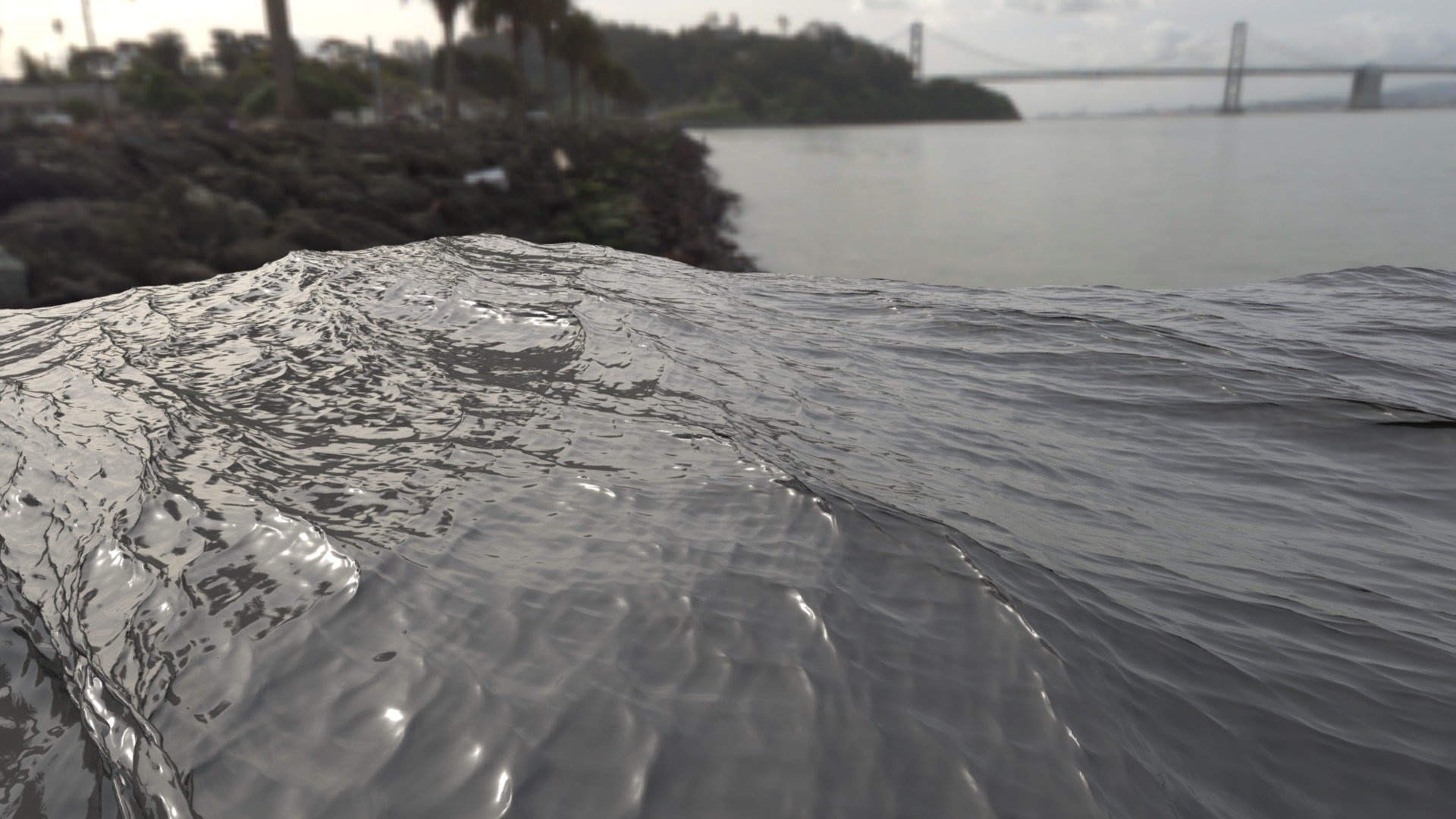 Tileable Sea / Ocean/ Water / Waves / River - Buy Royalty Free 3D model ...