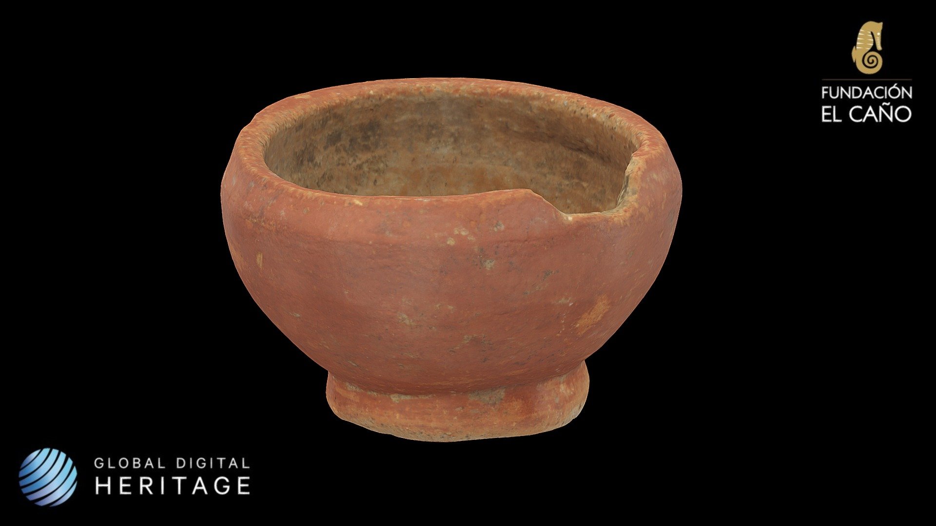 Bowl with red slip, El Caño, Panama - Download Free 3D model by Global ...