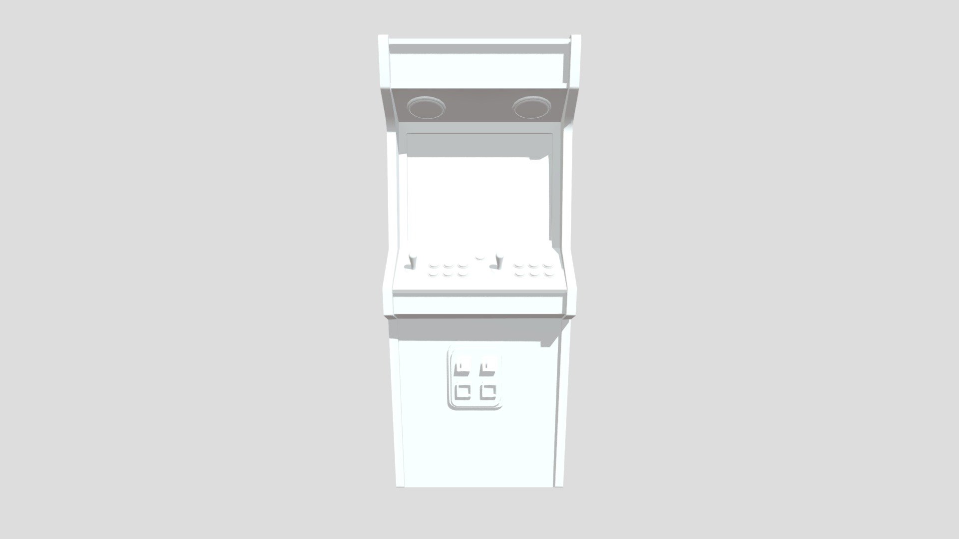 Arcade Cabinet Model - 3D model by Jenaee [230a029] - Sketchfab