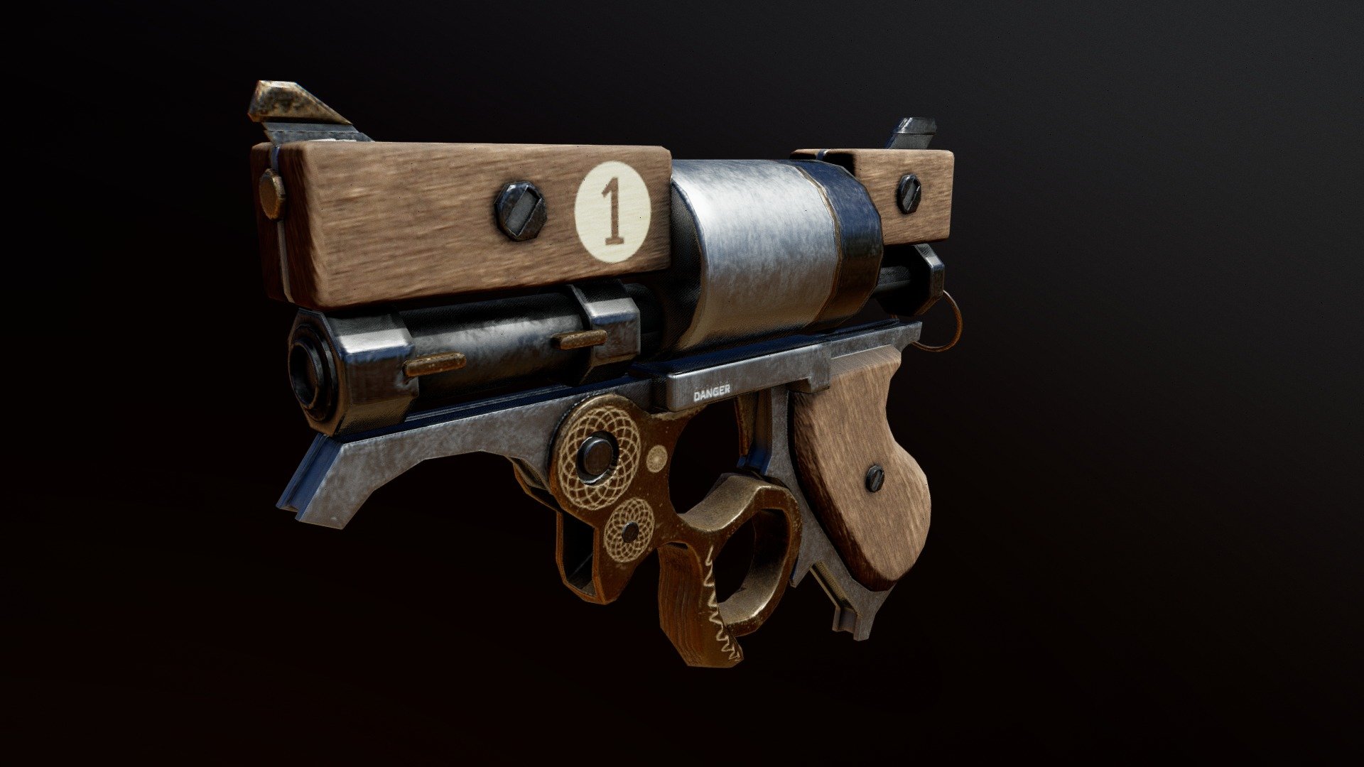 gun - 3D model by LaSamFish/辣鹹魚 (@lasamfish) [230d3da] - Sketchfab