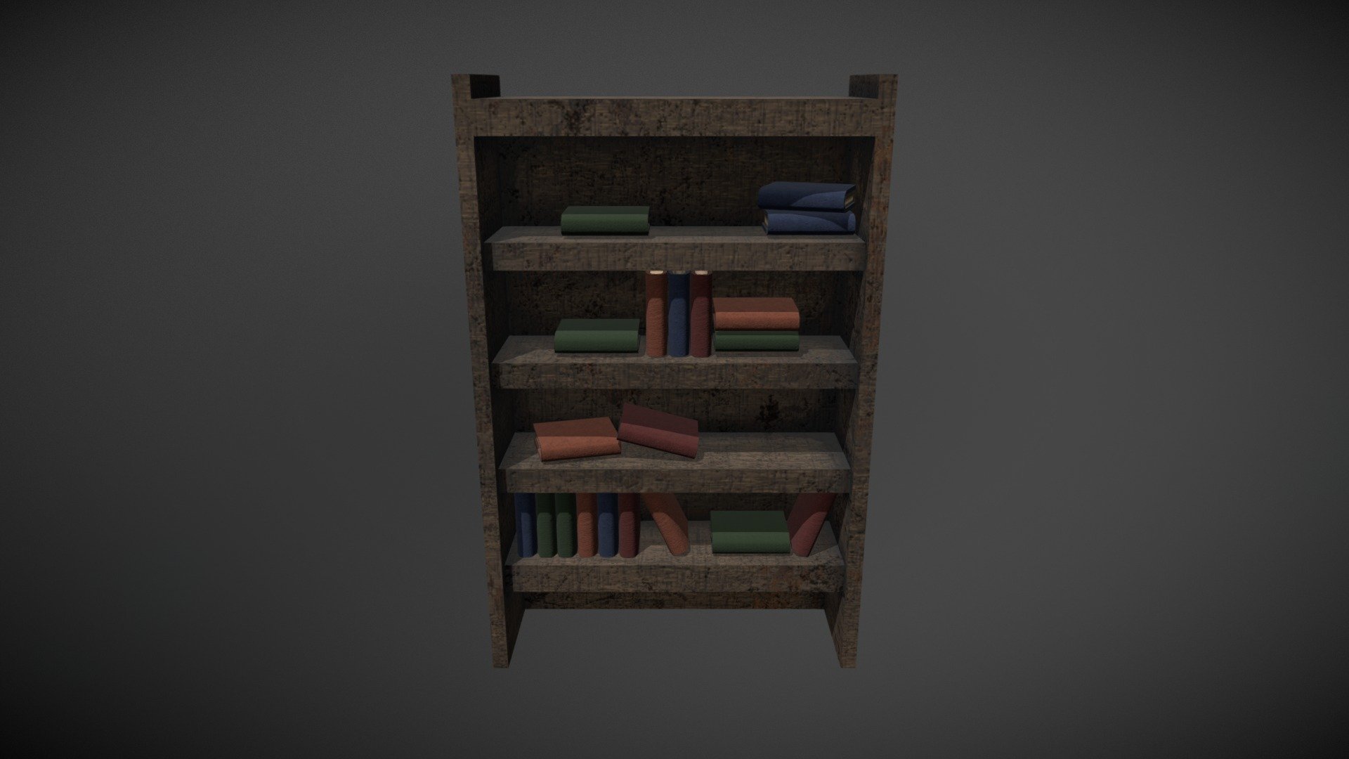 Modular Assets - Bookcase Filled - 3D model by caitlinwhite [230d670 ...