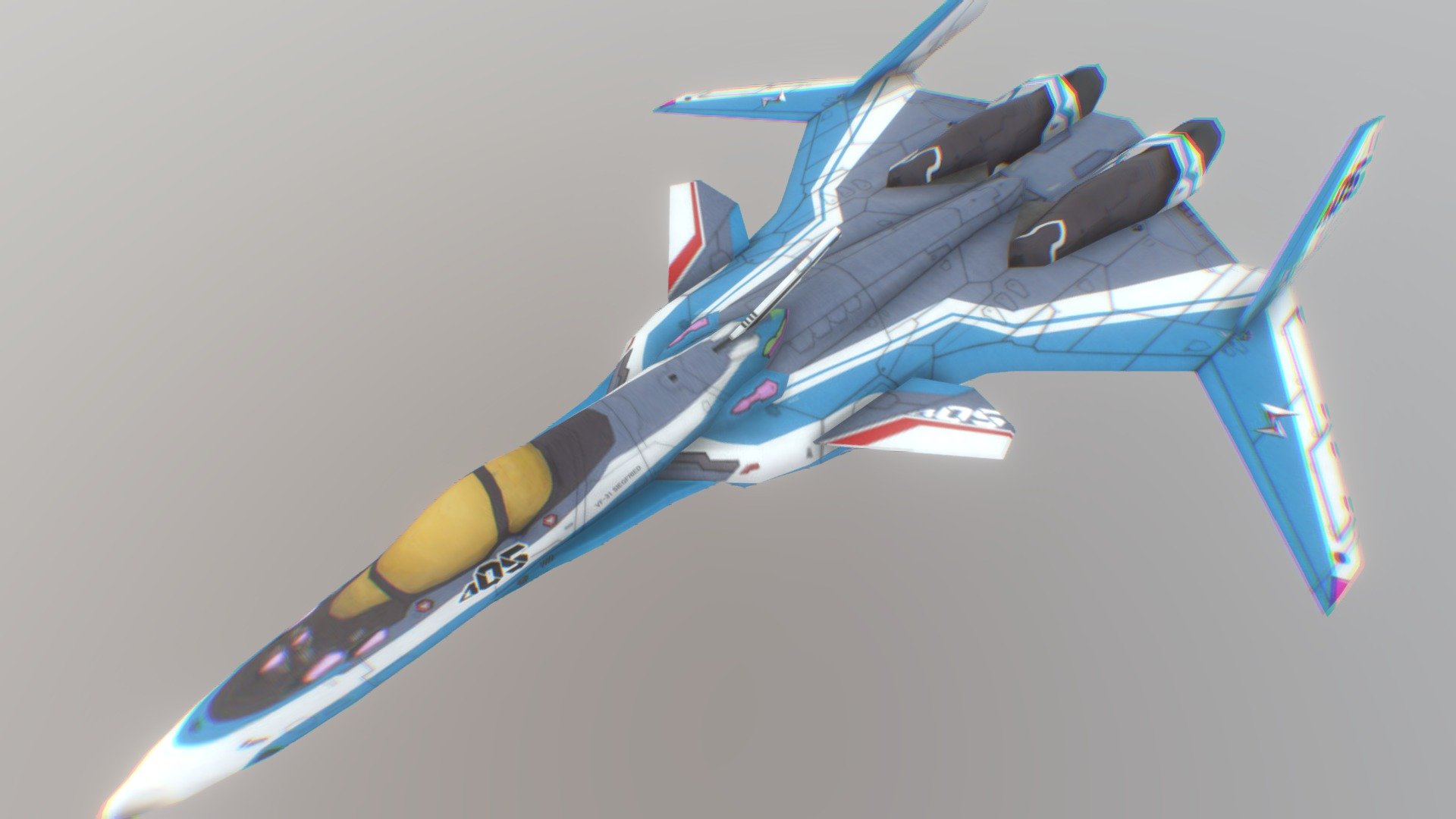 VF-31J-C Macross Delta PAPERCRAFT -NO HD - Buy Royalty Free 3D model by ...
