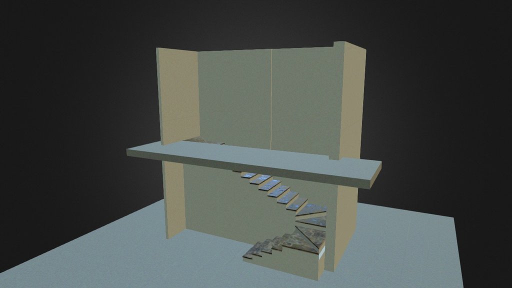 Stairs - 3D model by JohnAntoineG [230e230] - Sketchfab