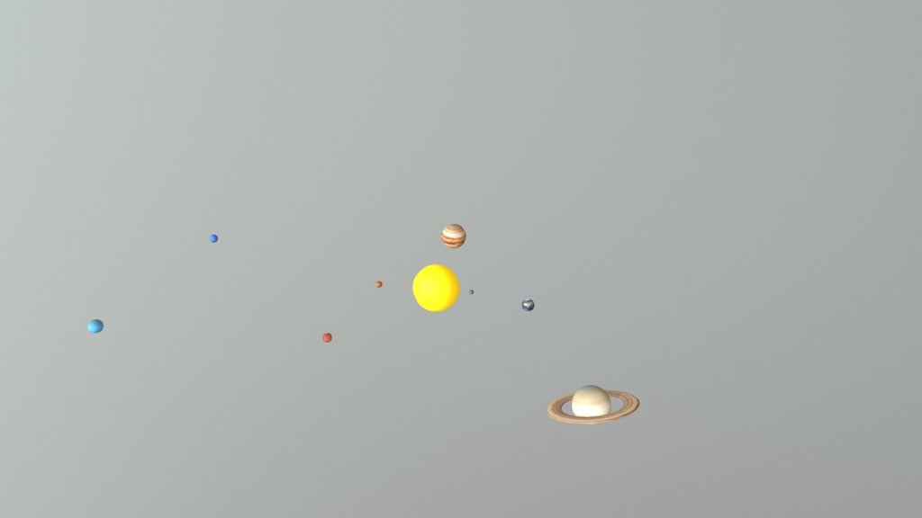 Solar System - 3D model by MrPenning [230e35c] - Sketchfab