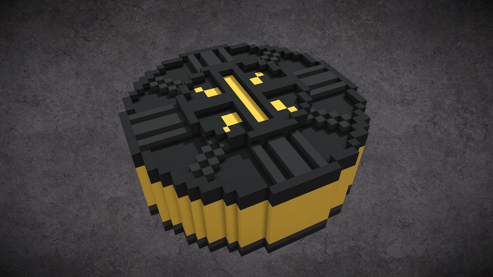 Y Voxel Banjo Ammo Drum - By Velivian Fesothe - 3D model by Velivian ...