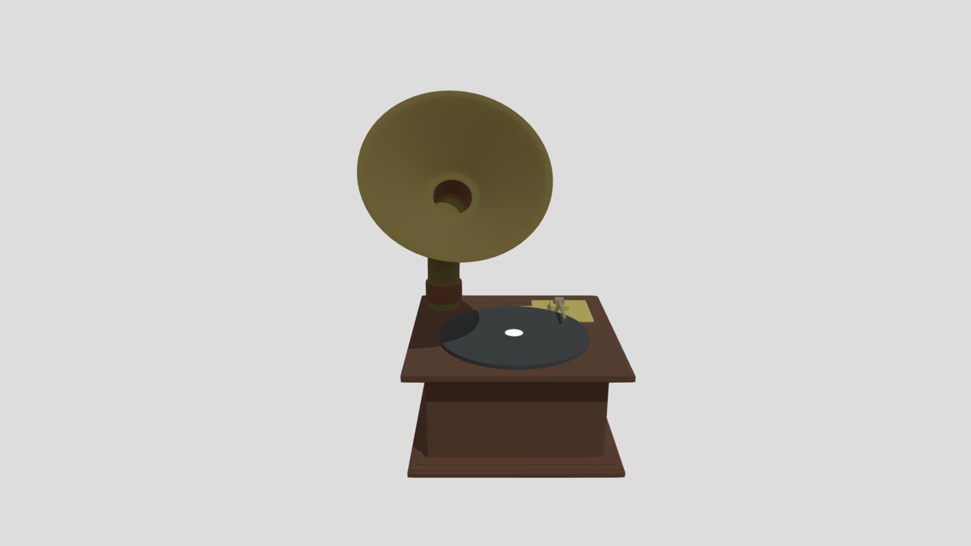 Gramophone Model - Download Free 3D model by ElvisS (@ElvisS8525 ...
