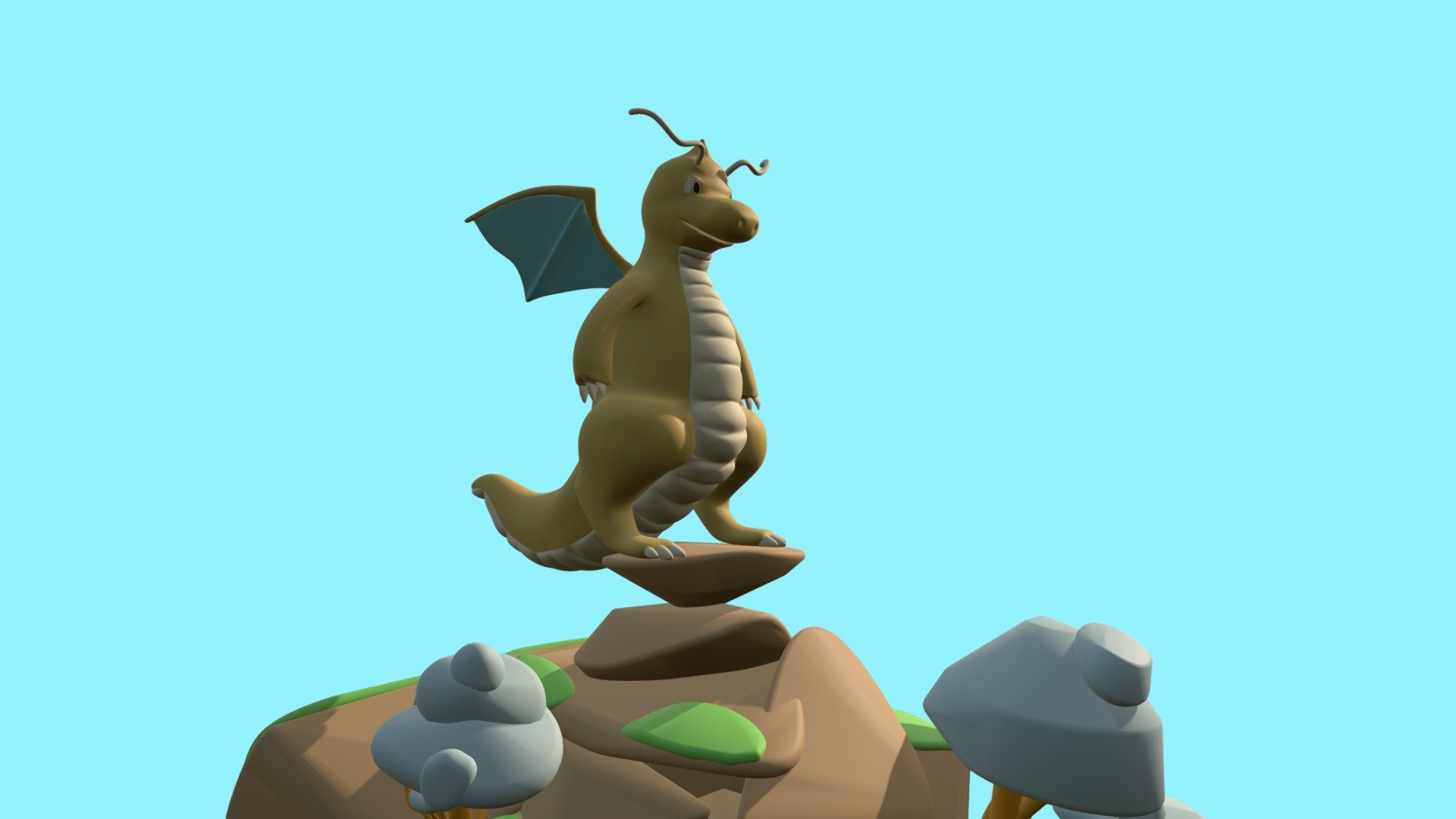 Dragonite - Download Free 3D model by spritemare [231222f] - Sketchfab
