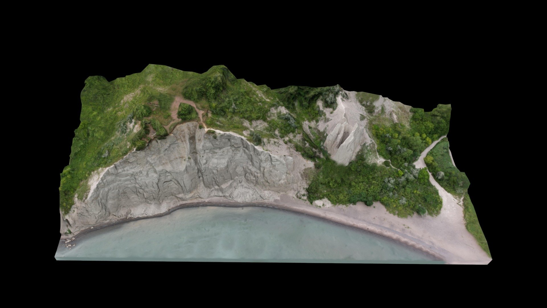 Bluffs - Erosion Study - 3D model by Spatial Research Studio ...