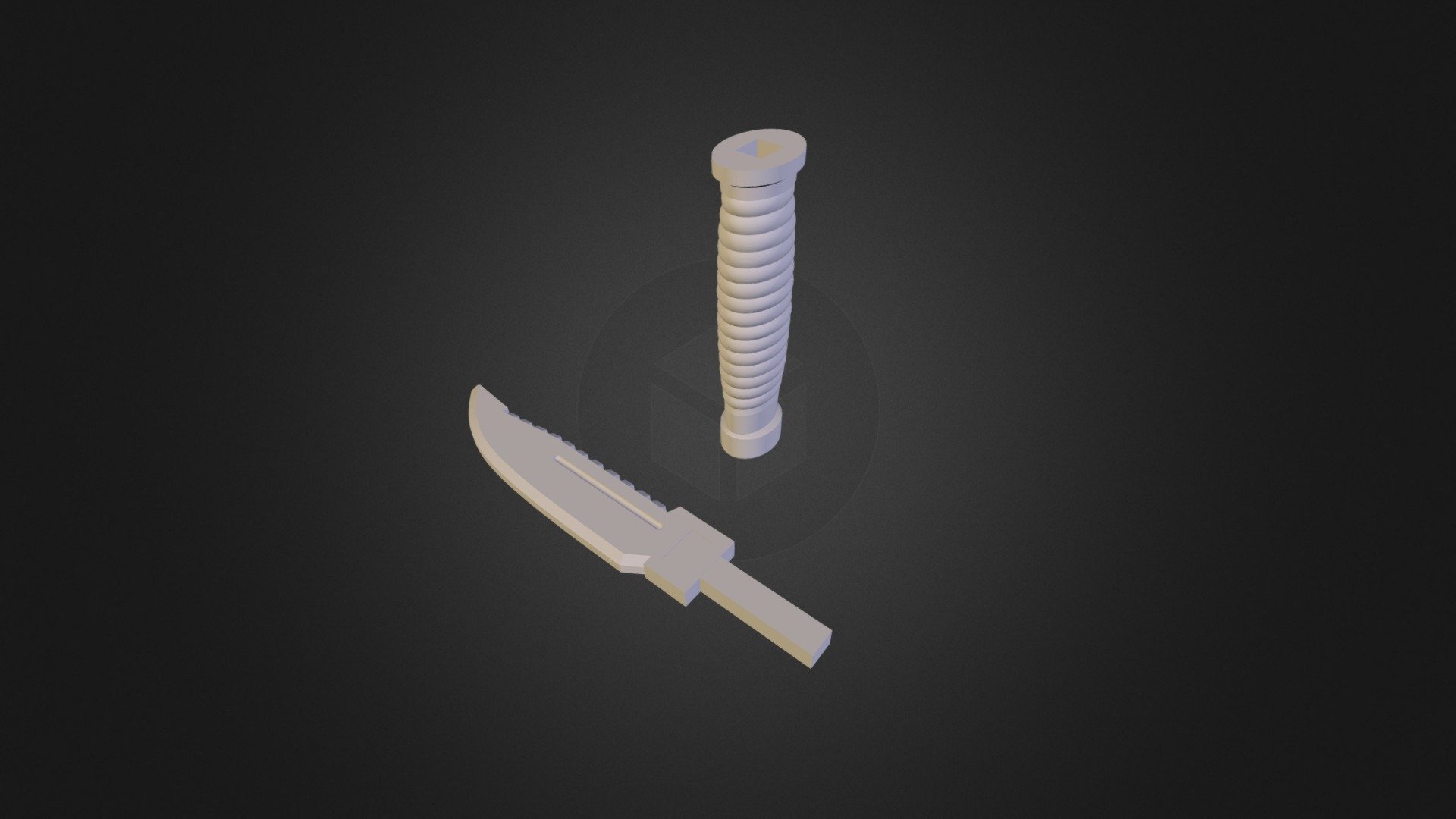 Knife.stl - 3D model by wschorre [2312d3a] - Sketchfab
