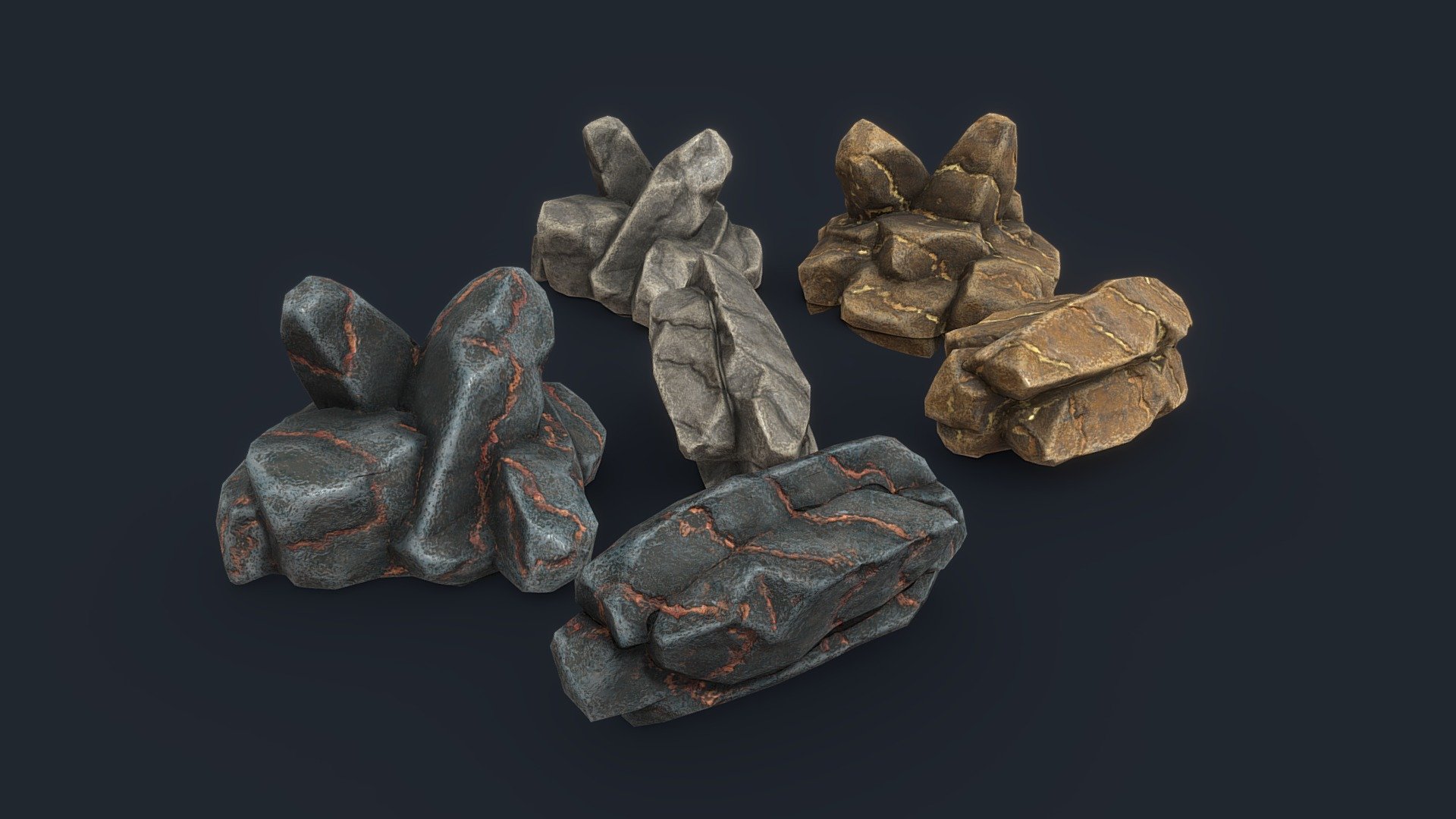 Ores Pack - 3D model by Tedarionas (@tedoakman) [2313d18] - Sketchfab