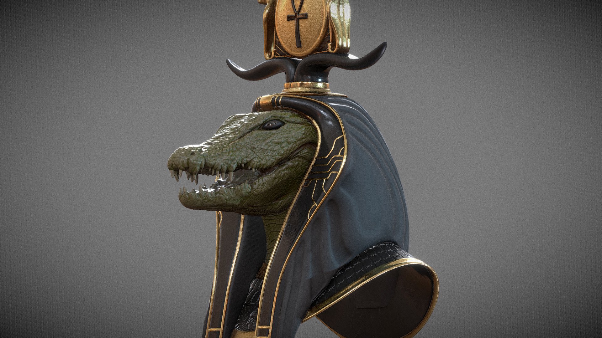 Sobek mask - Buy Royalty Free 3D model by Marius Ciulei (@omassyx ...