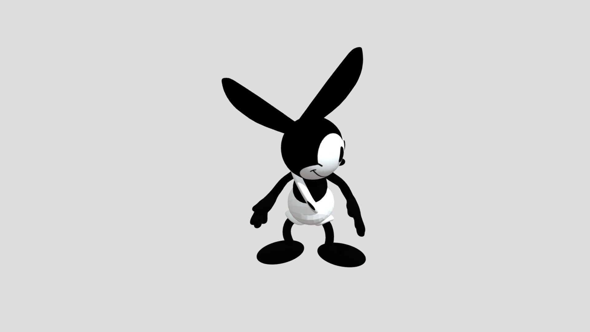 Oswald The Lucky Rabbit - Download Free 3D model by mauricio ...