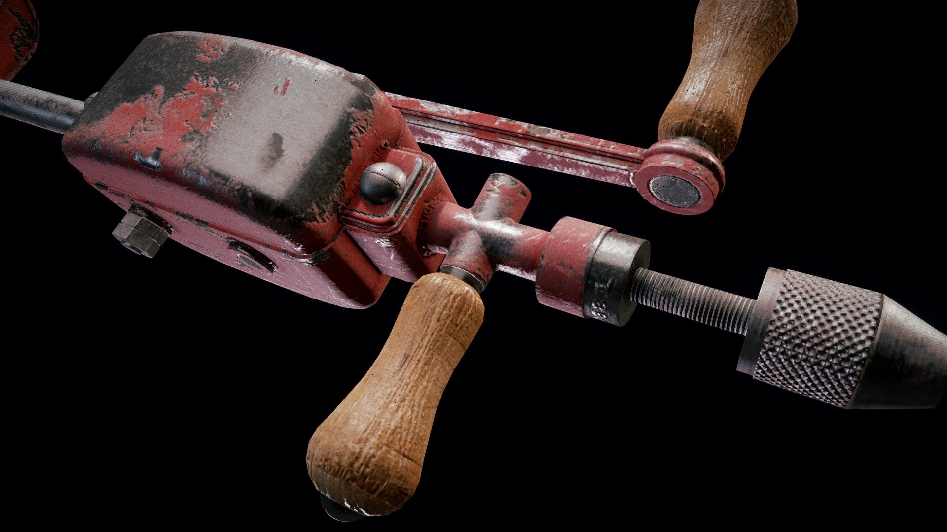 Vintage manual drill - 3D model by Khadka Niyash (@niyash) [23160bf ...