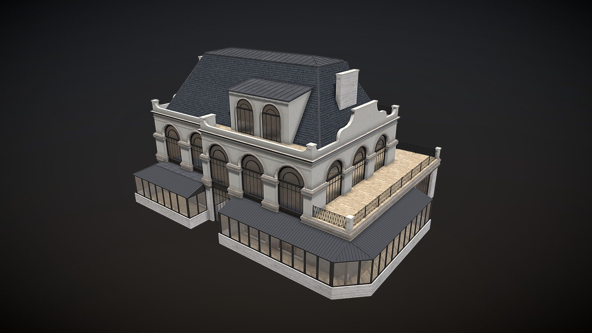 Gourmet Restaurant - Buy Royalty Free 3D model by Gruny (@grunystudio ...