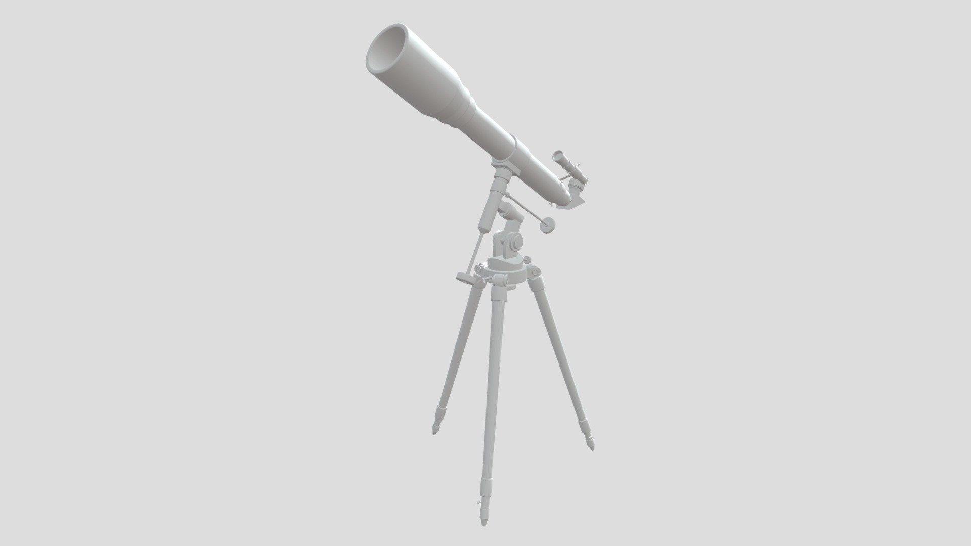 Telescope - 3D model by Ozyhmandias [231ac01] - Sketchfab
