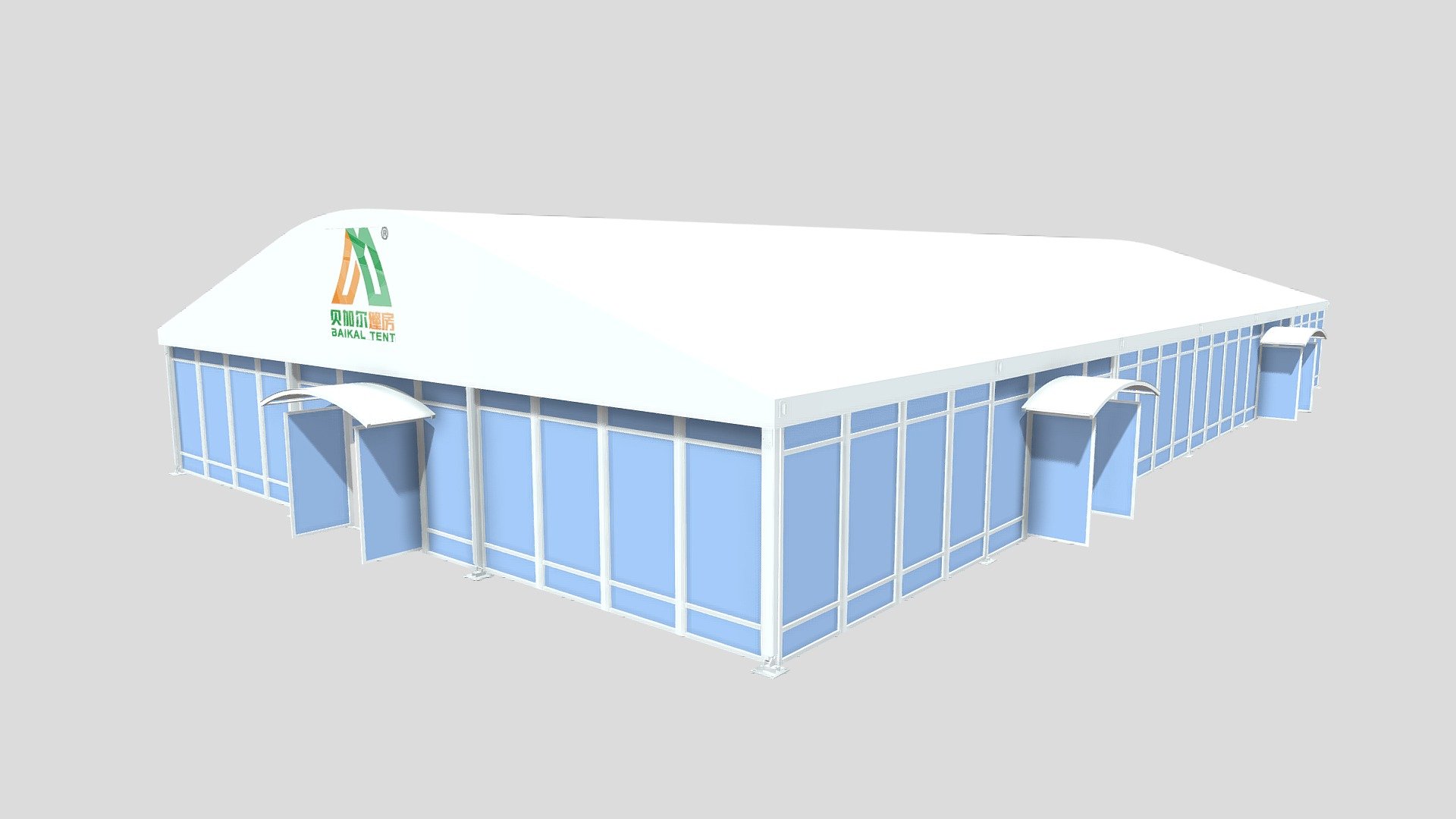 ABS HARD WALL LARGE EVENT TENT - 3D model by Shenzhen Baikal Tent ...