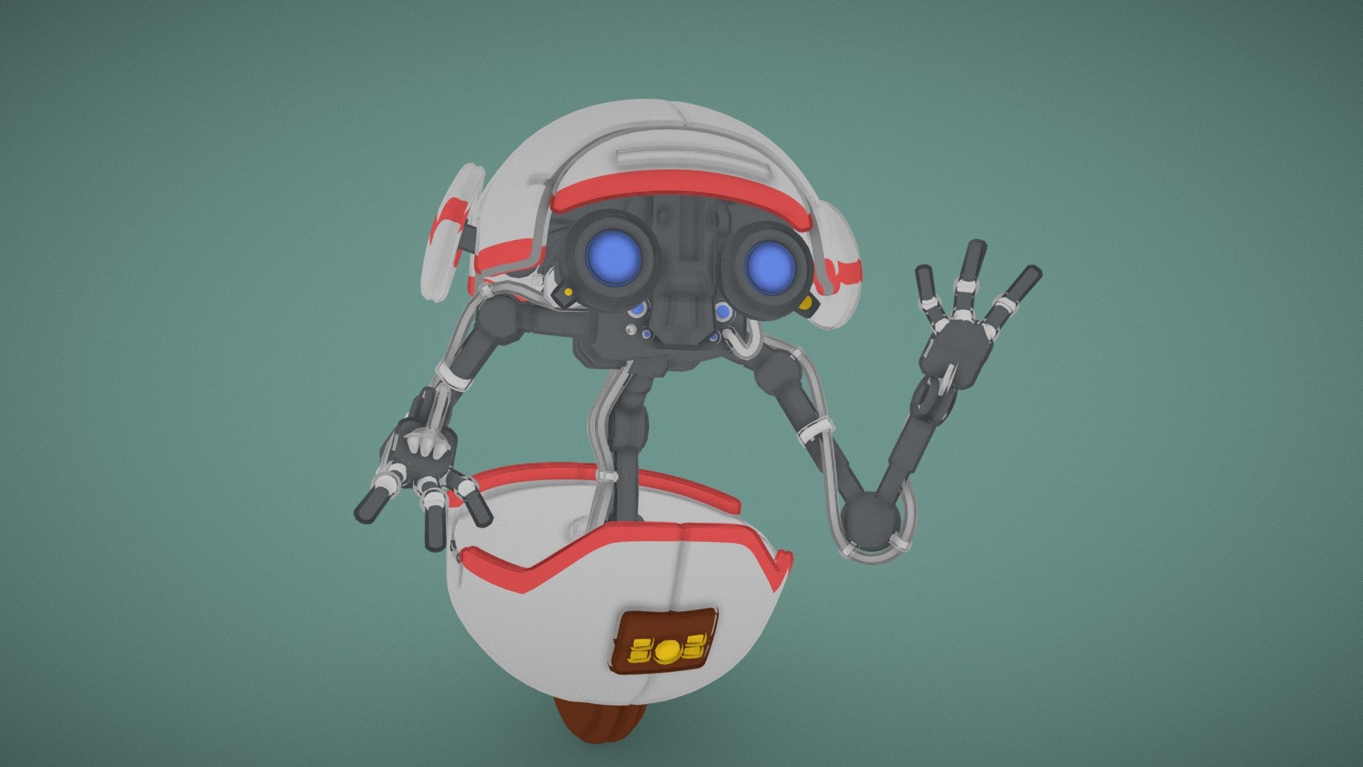 Robot from Borderlands - 3D model by zevs (@Holydust) [231cad0] - Sketchfab