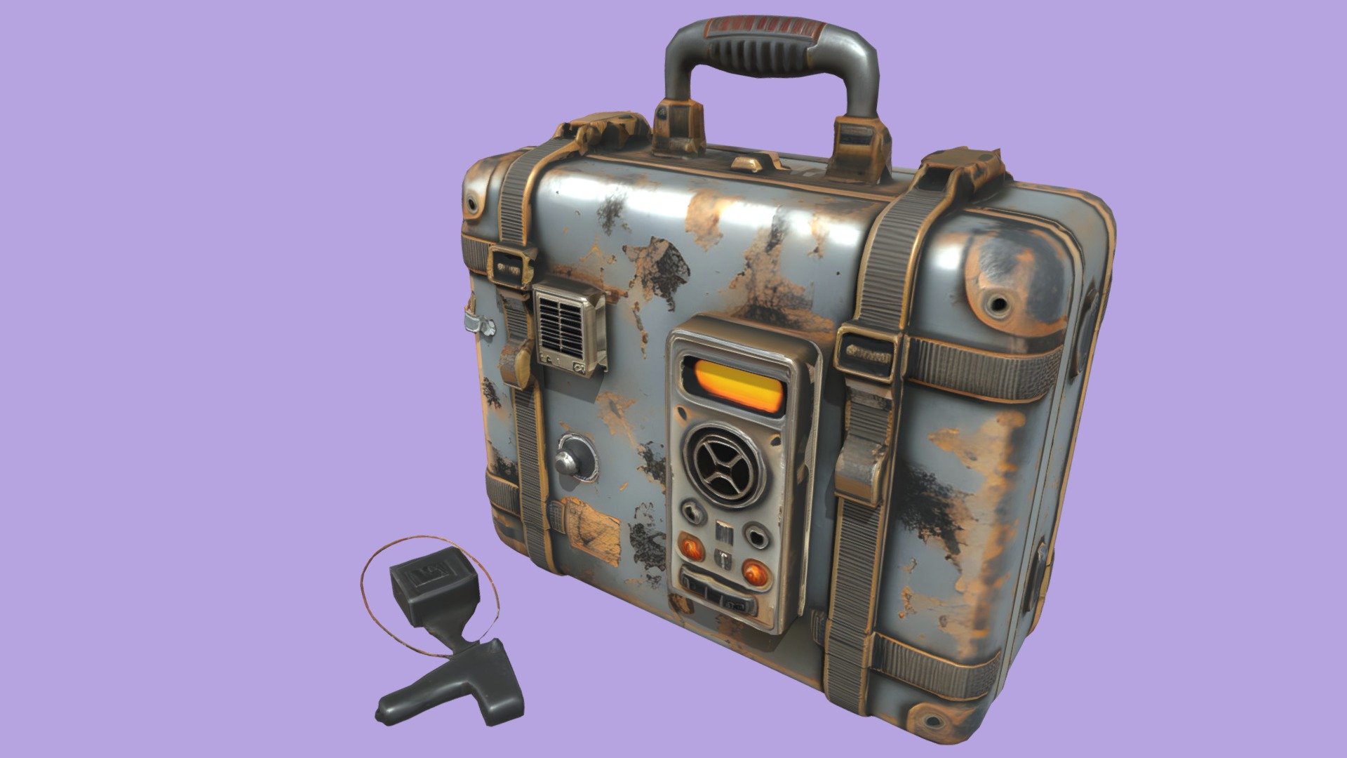 [DALLE3xHyper3D] AI Stalker suitcase - Download Free 3D model by ☢️𝚂.𝚃 ...