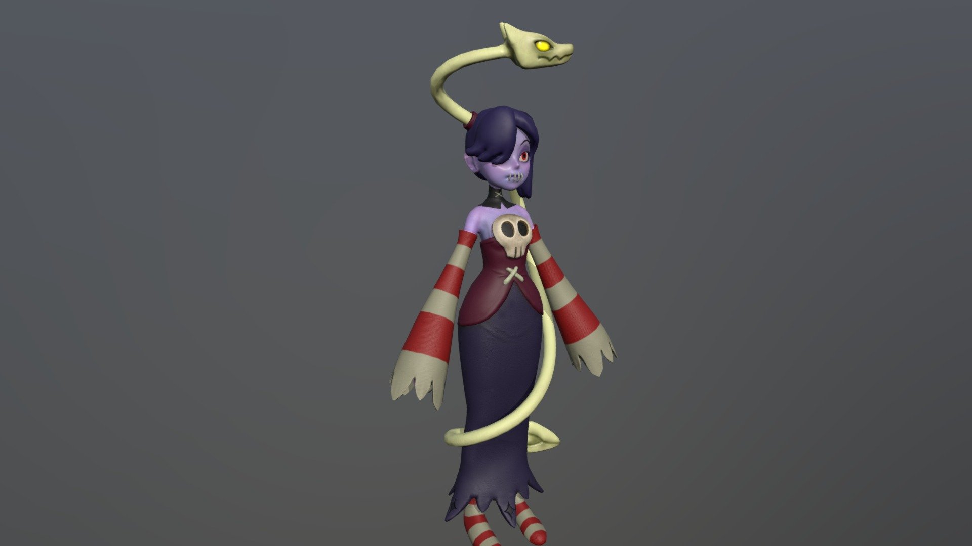 Squigly Fanart - 3D model by annymo_art [231e82f] - Sketchfab