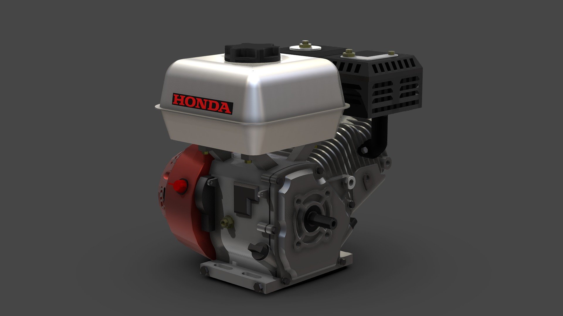 Mesin Honda GX-160 - Buy Royalty Free 3D model by NA3dmodel [231e92d ...