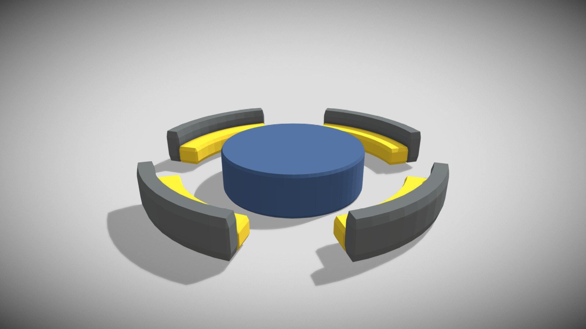 Low Poly Round Table - Download Free 3D model by BicchuStinks [231e994 ...