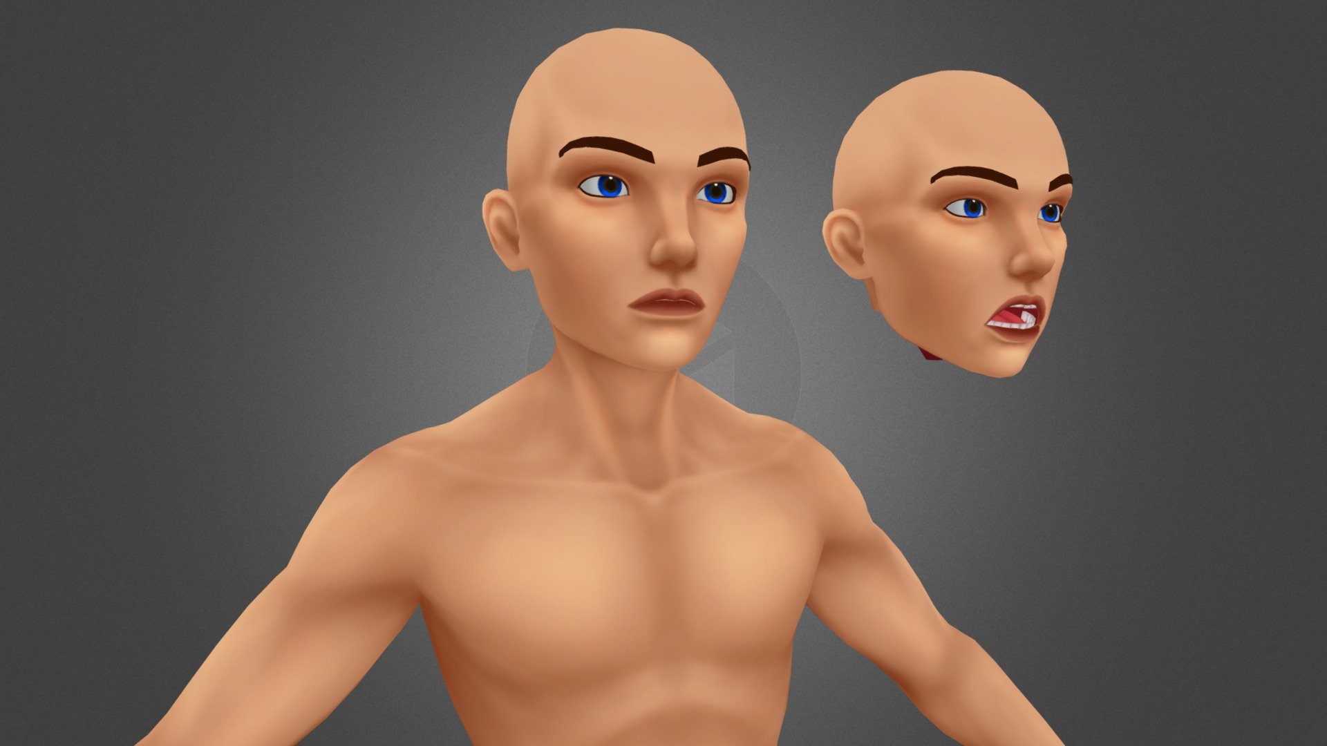 BASE model male - Download Free 3D model by gagawaq [231eff7] - Sketchfab