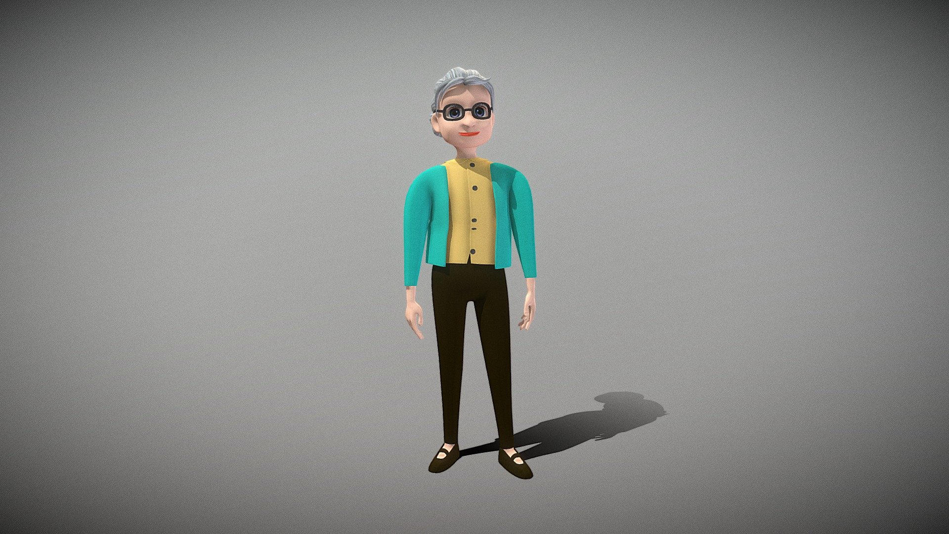 Old Woman - Buy Royalty Free 3D model by Zhang Shangbin ...