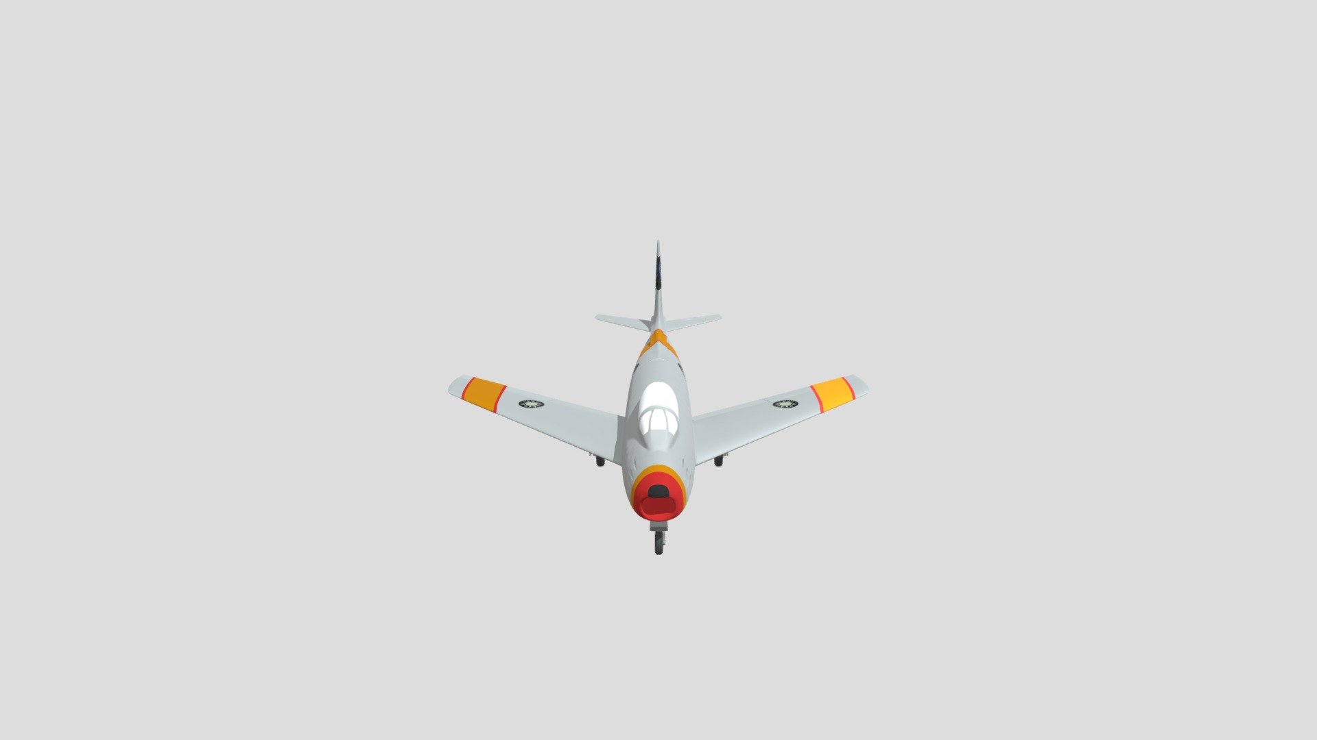 美造F-86「軍刀式」噴射戰鬥機 - 3D model by KinmenNationalPark [2321e8d] - Sketchfab