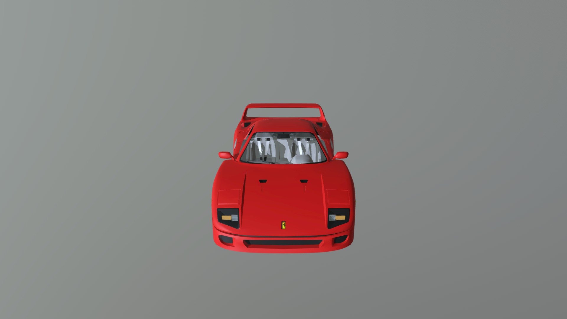 Ferrari F-40 - 3D model by Vahe Simonyan (@vardges) [23229c3] - Sketchfab