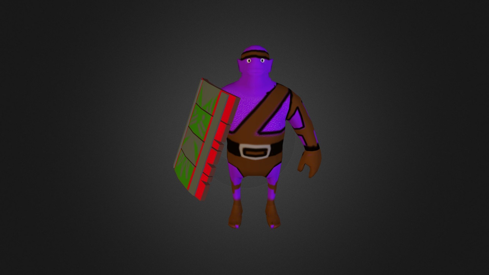 goblin with shield - 3D model by prentice [2323d48] - Sketchfab