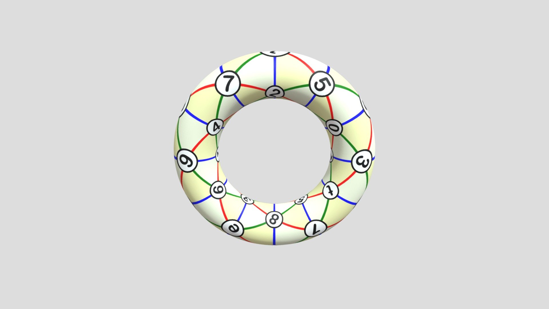 Tonnetz Torus - Download Free 3D model by Henry Segerman (@henryseg ...