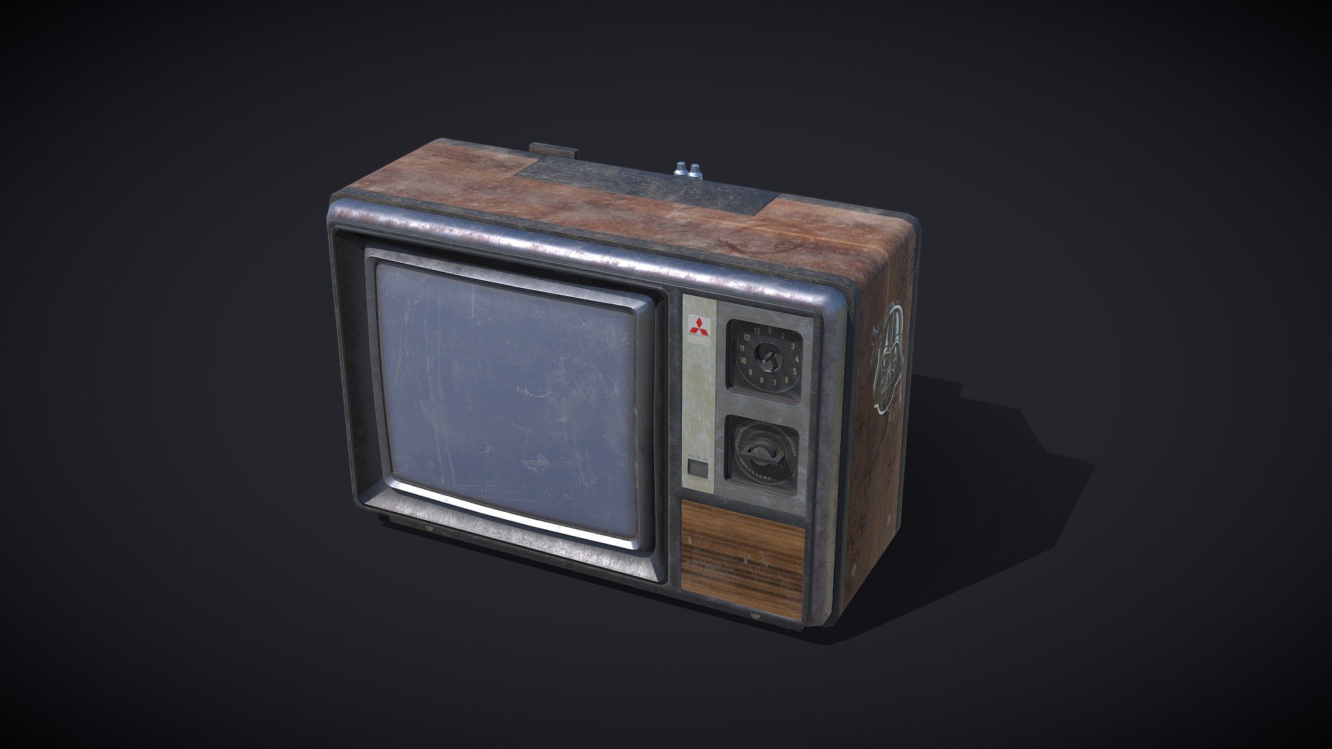 CRT TV - Buy Royalty Free 3D model by Jayanth Thirdeye ...