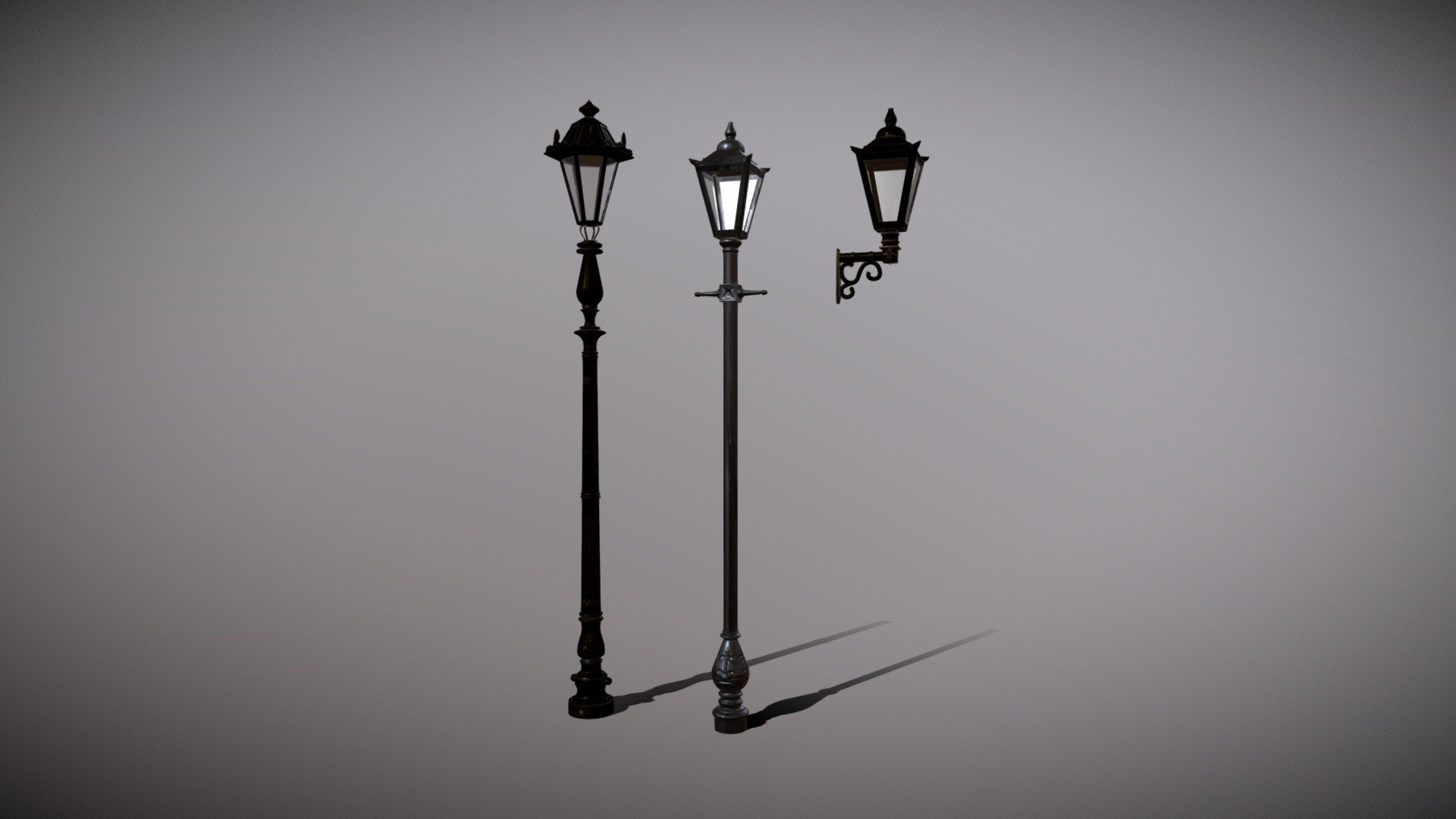 Victorian streetlamp kit - Buy Royalty Free 3D model by IrisProcess ...