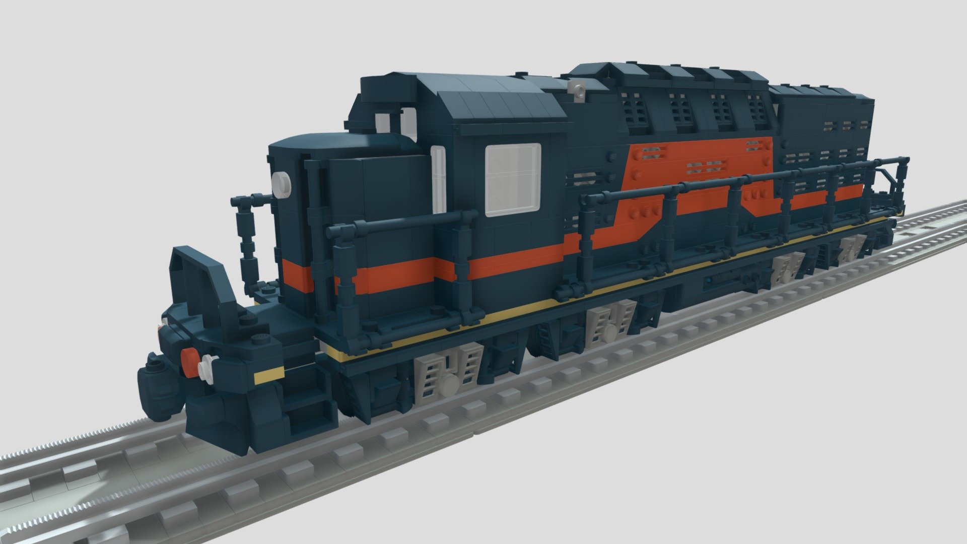 train 16 wheeler - Download Free 3D model by Darkkostas25 [2329620 ...