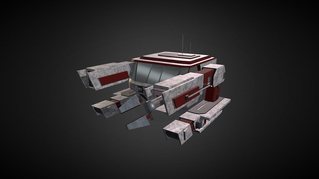 Escape Pod - 3D model by Michel.K (@klingler32) [232c1e4] - Sketchfab