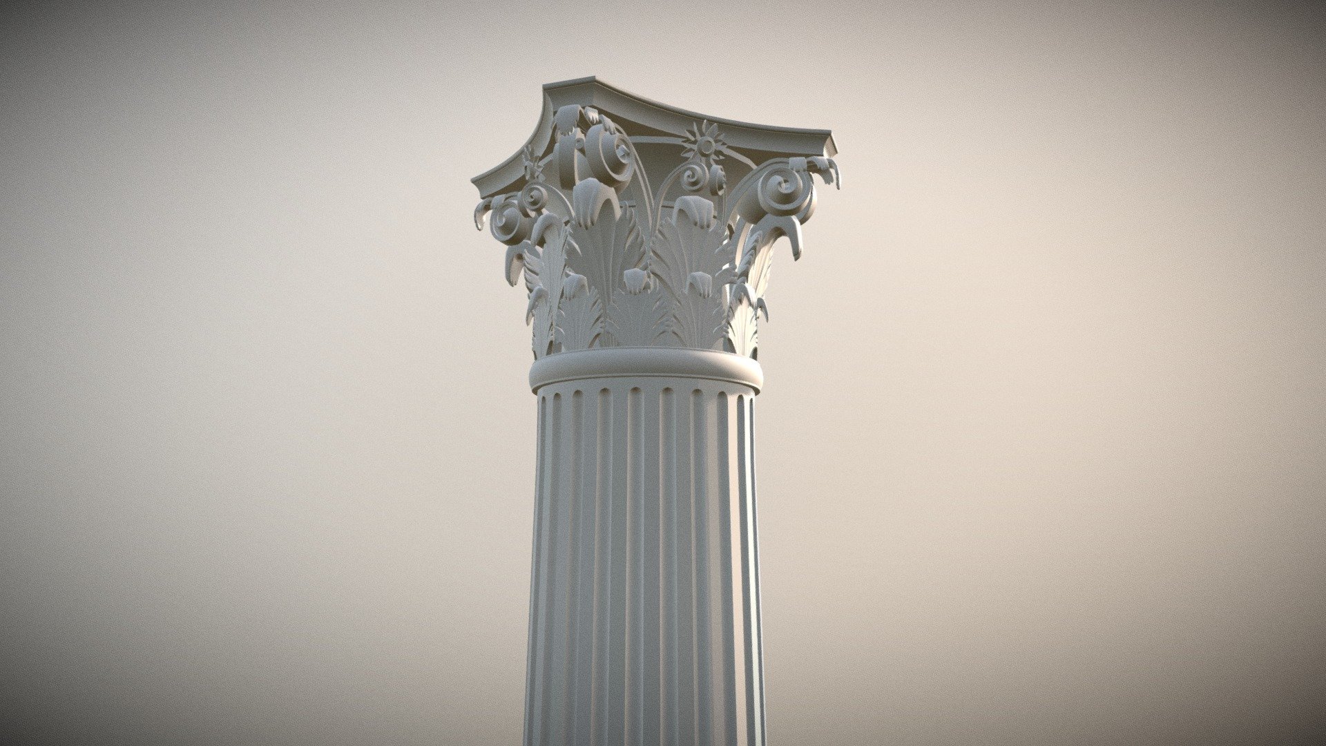 Corinthian Column: Animated Glossary - 3D model by Media Center for Art ...