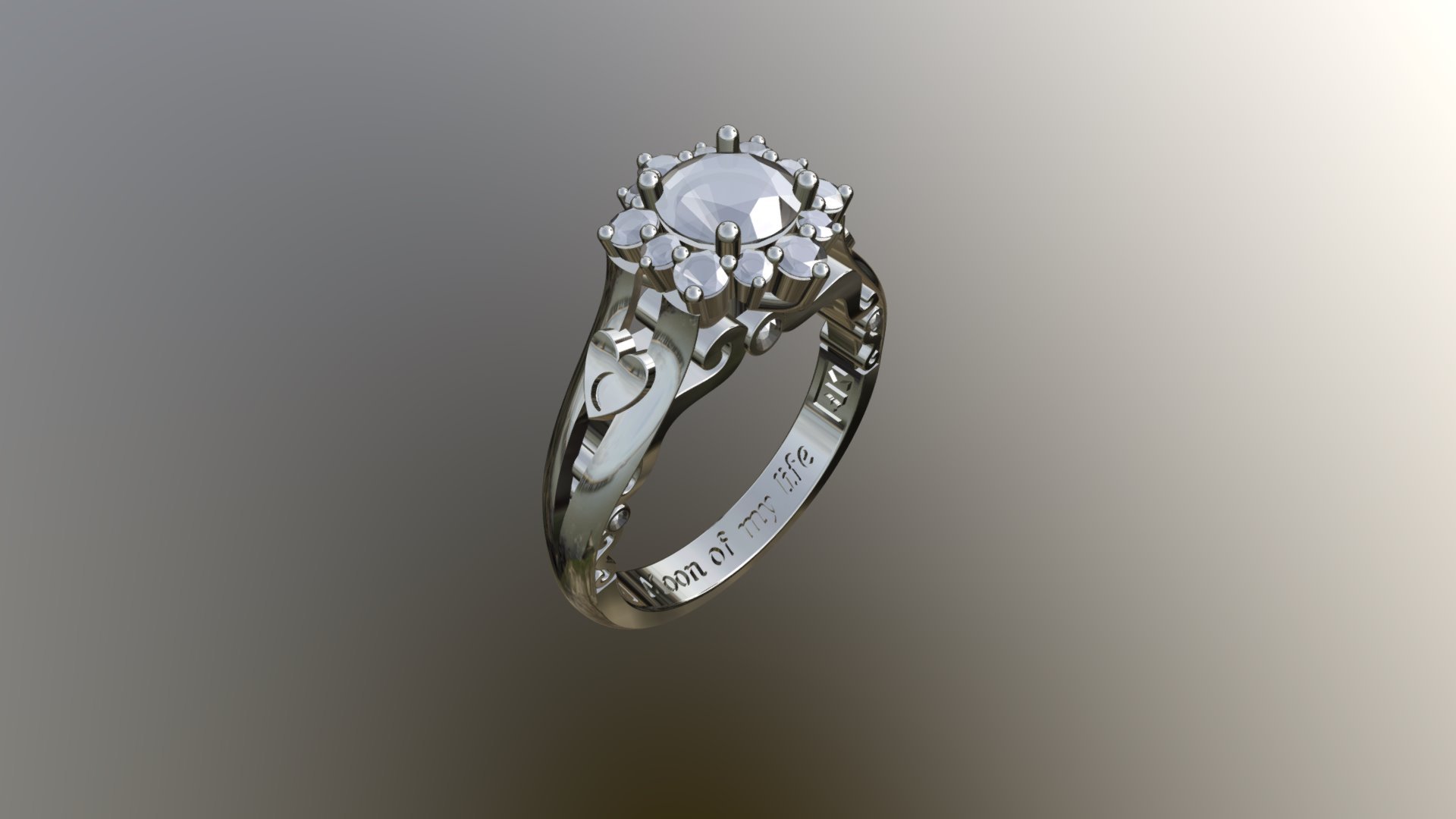 Nico's Engagement Ring Moon - 3D model by VE AND VILE (@veandvile ...