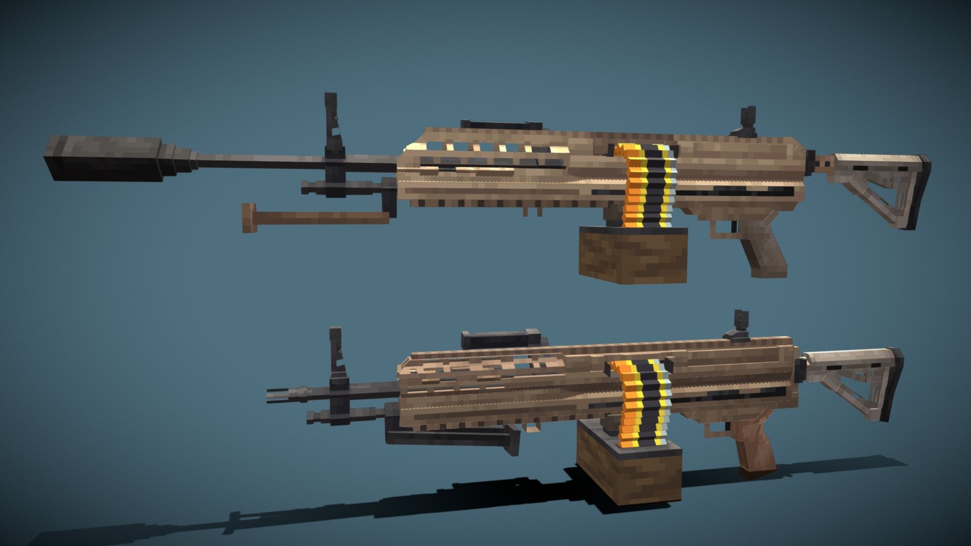 mg338 low poly - 3D model by MMecha [232eaf8] - Sketchfab