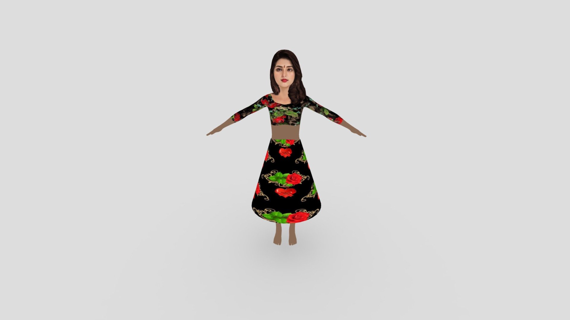 indian gals - 3D model by padamchoudhary822 [232fc69] - Sketchfab