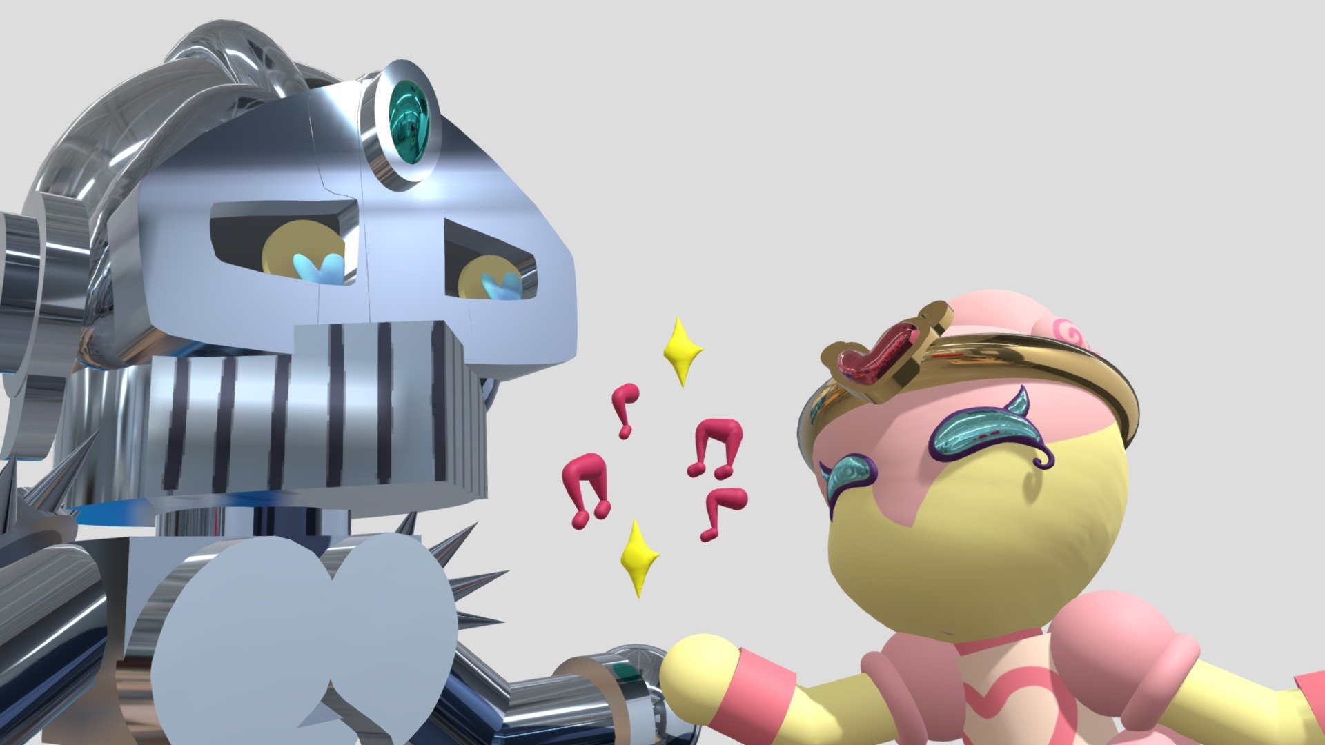 Silver Eyes - 3D model by Pollsky [233215e] - Sketchfab