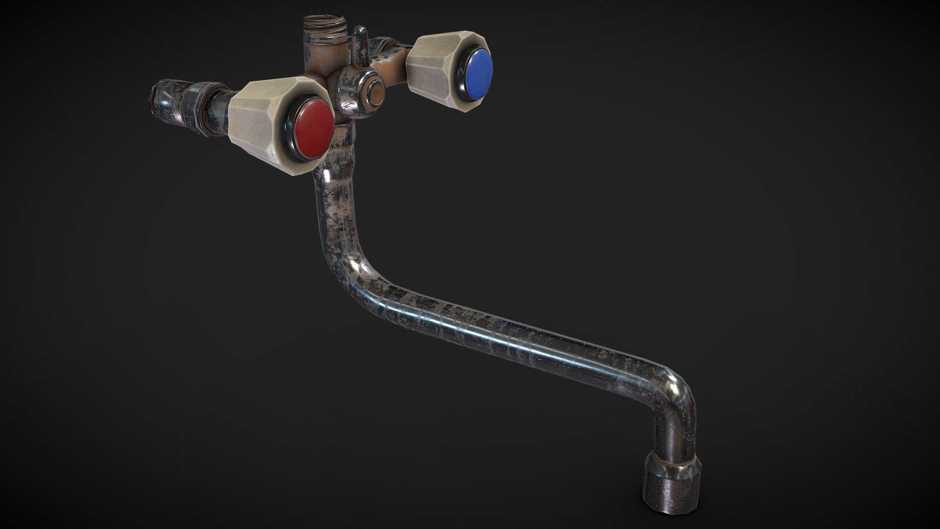 Old Mixer-tap - 3D model by Shedmon [233291c] - Sketchfab