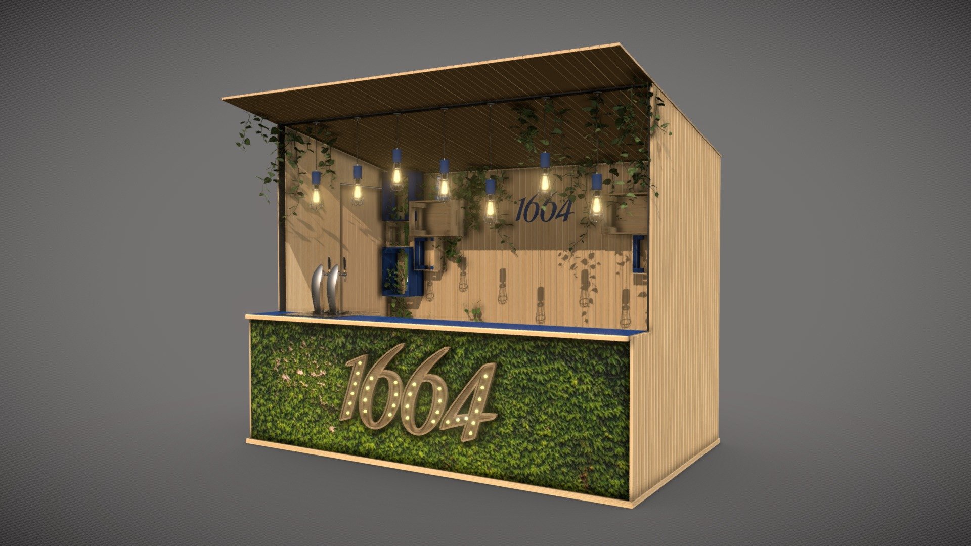 Bar mobile 1664 - duplicated version - Download Free 3D model by dns ...