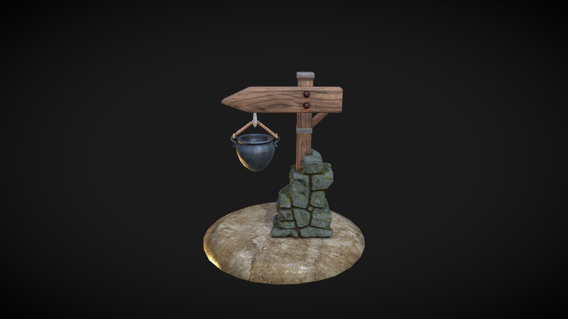 Cauldron - 3D model by StudioXXIV [23361d2] - Sketchfab